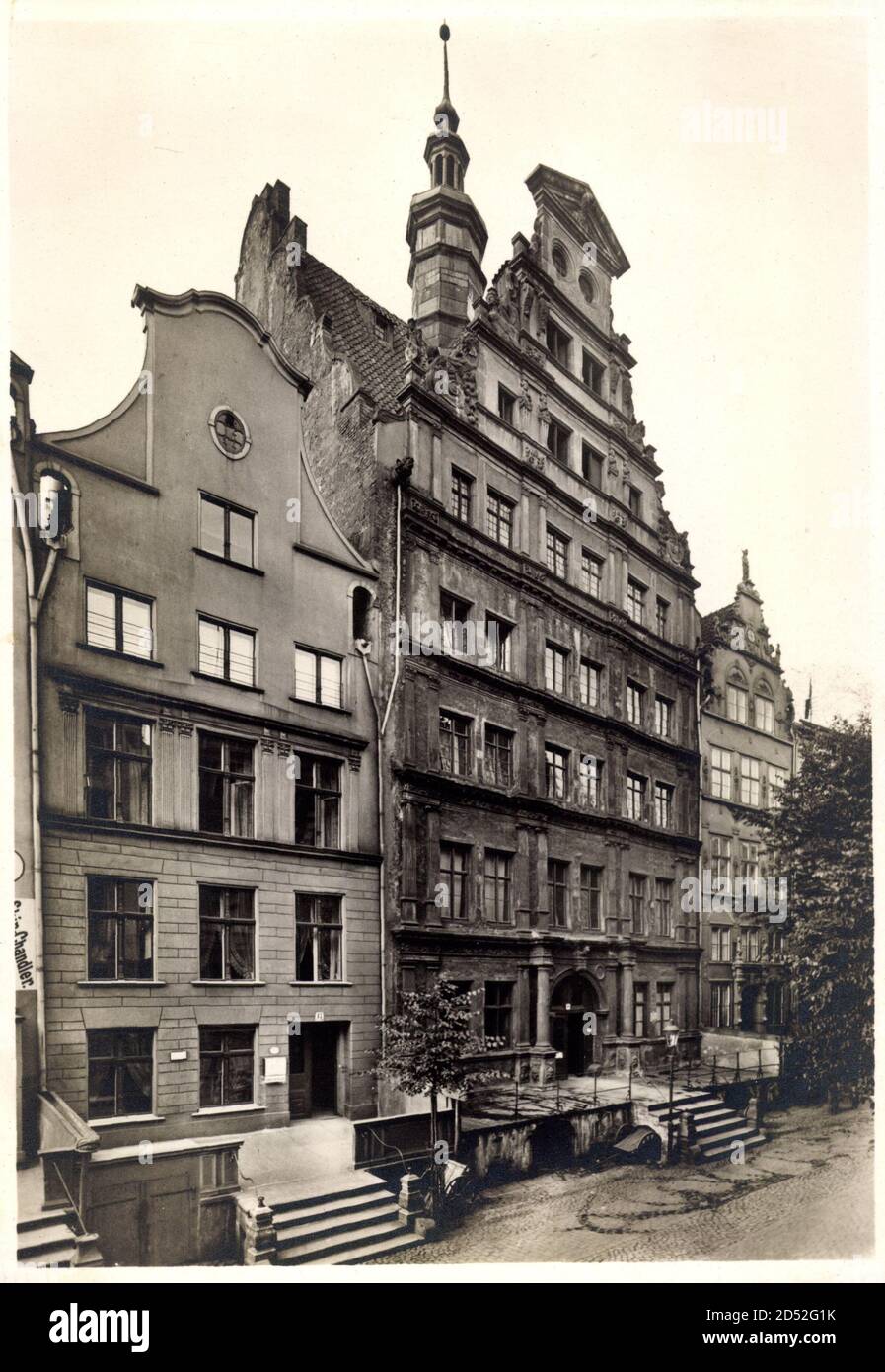 Gda?sk Danzig, Englisches Haus, Brotbänkengasse | usage worldwide Stock ...