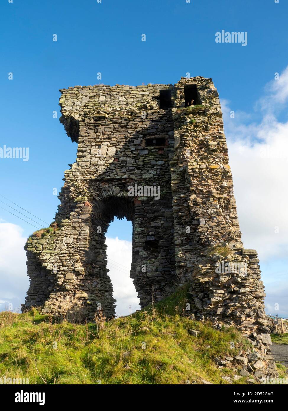 Old Slains Castle, Scotland Stock Photo - Alamy
