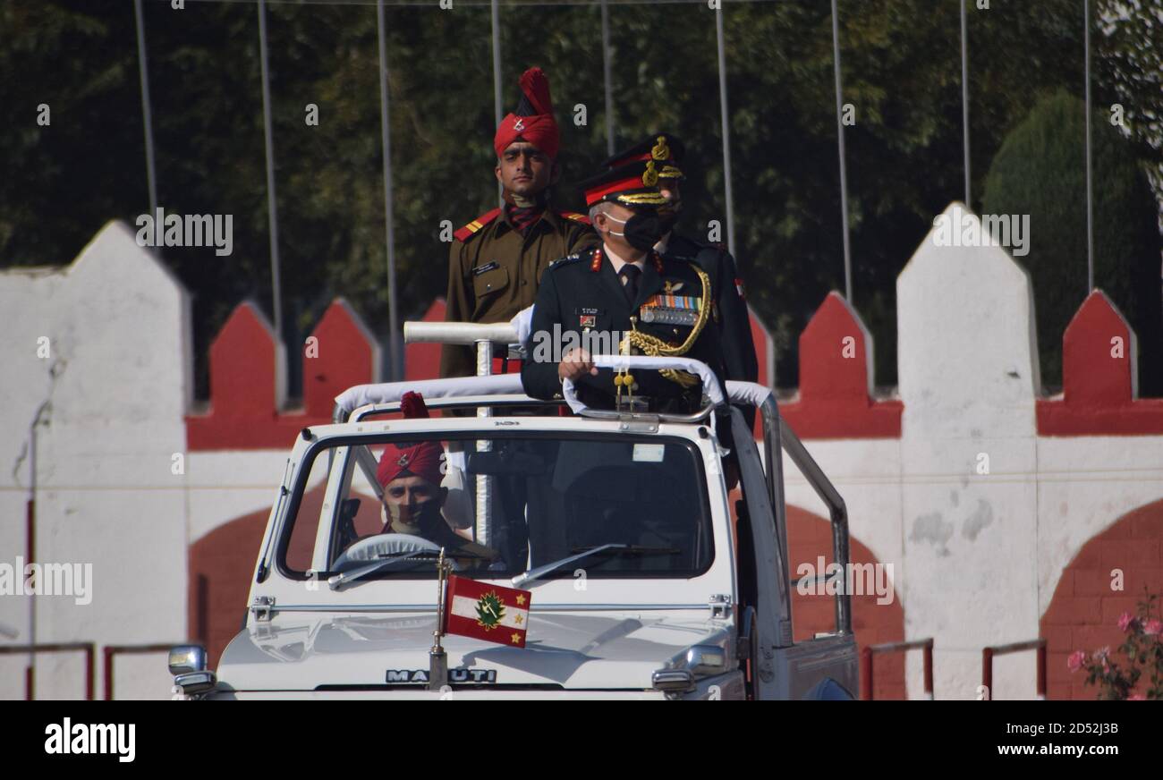 Lt Gen. BS RAJU, the general officer commanding (GOC) of Srinagar-based ...