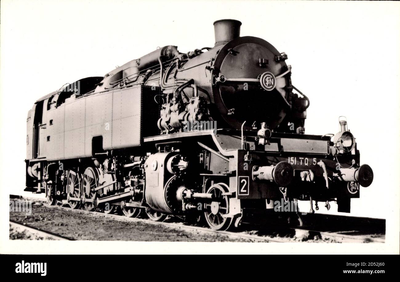 Französische Eisenbahn, Chemin de Fer, Locomotive Tender 151 TQ | usage ...