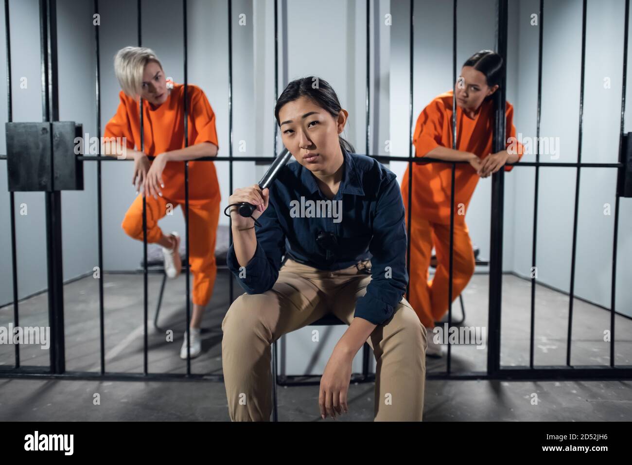 Asian Womens Prison In The Cell There Are Two Young Girls Convicted