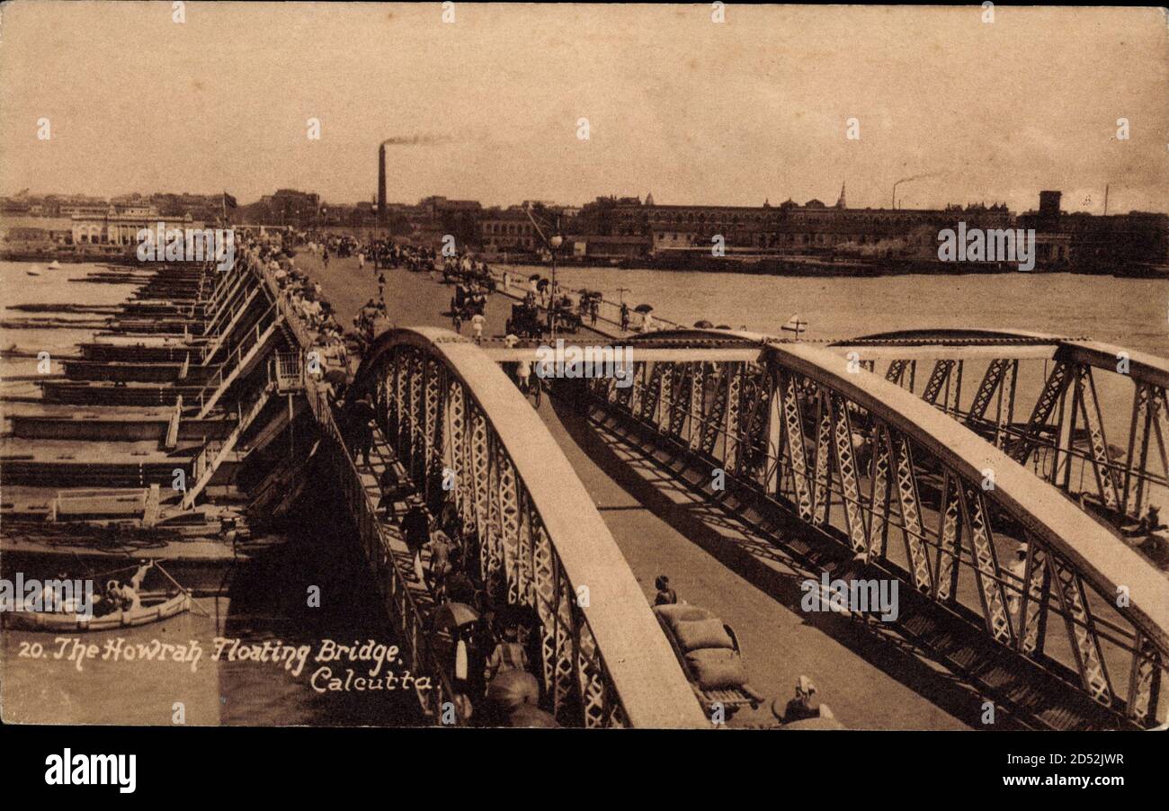 India floating bridges hi-res stock photography and images - Alamy