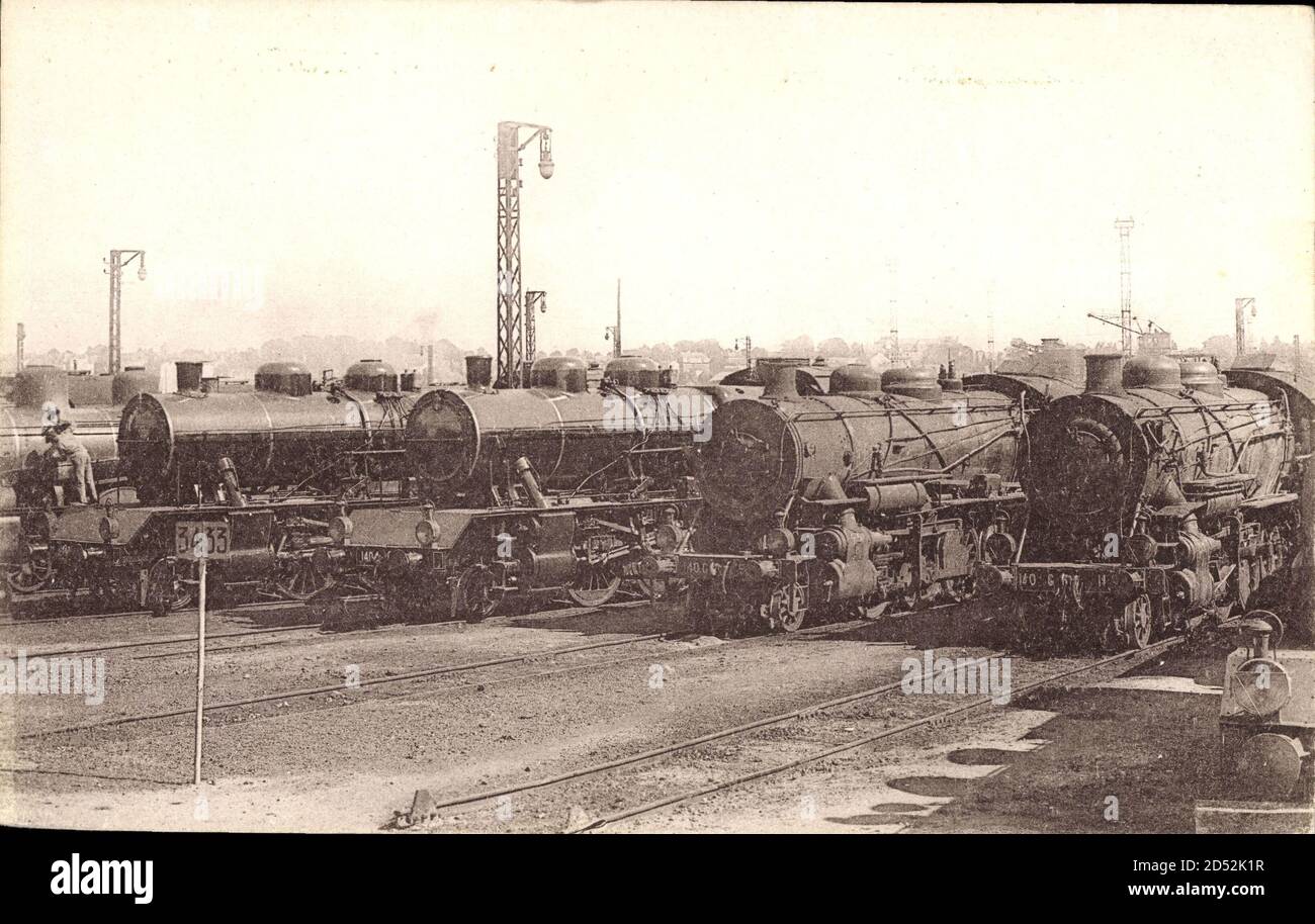 Französische Eisenbahnen, Chemin de fer, Locomotives | usage worldwide ...