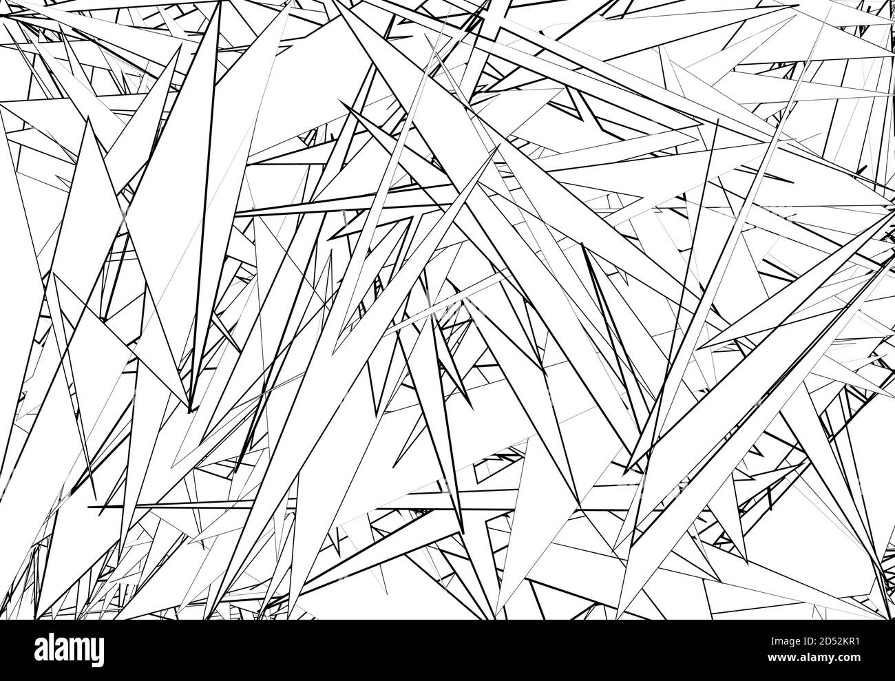 Abstract Overlapping Black And White Monochrome Shapes Geometric Art Background Texture