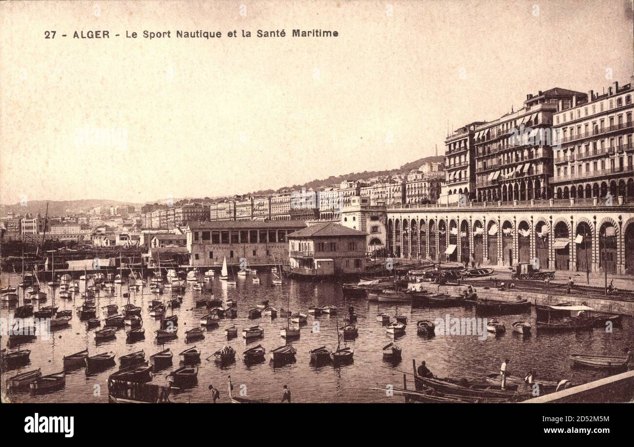 Alger Algier Algerien, Le Sport Nautique et la Santé Maritime | usage ...
