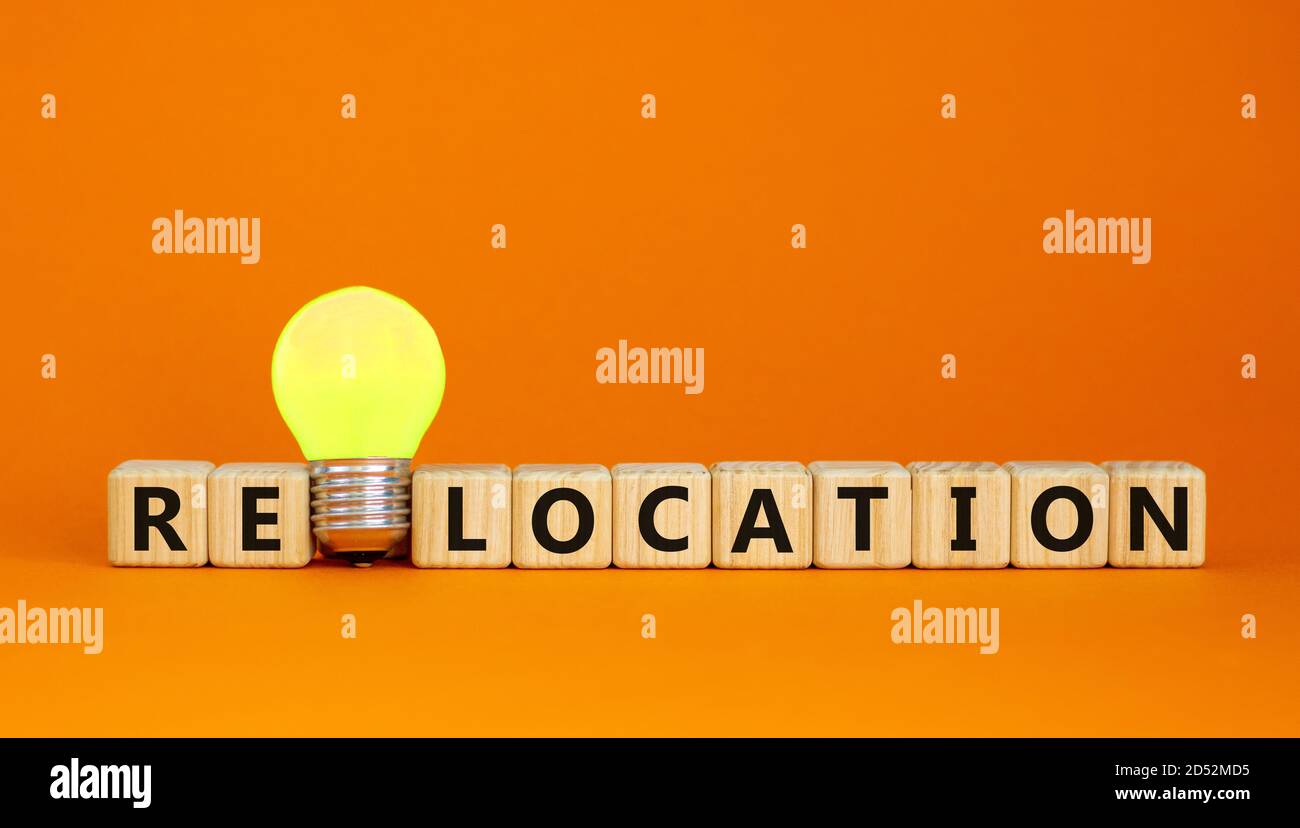 Relocation word hi-res stock photography and images - Alamy