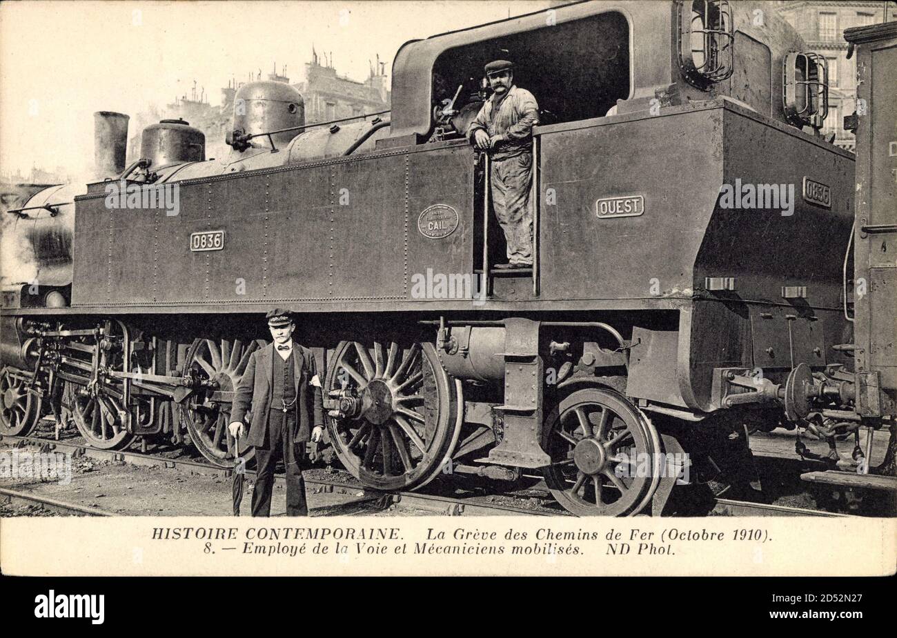 Französische Eisenbahn, Chemin de fer, Locomotive, Oct 1910 ...