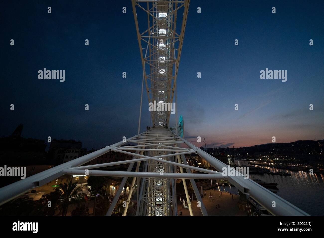 Panoramic Wheel night view panorama Stock Photo - Alamy