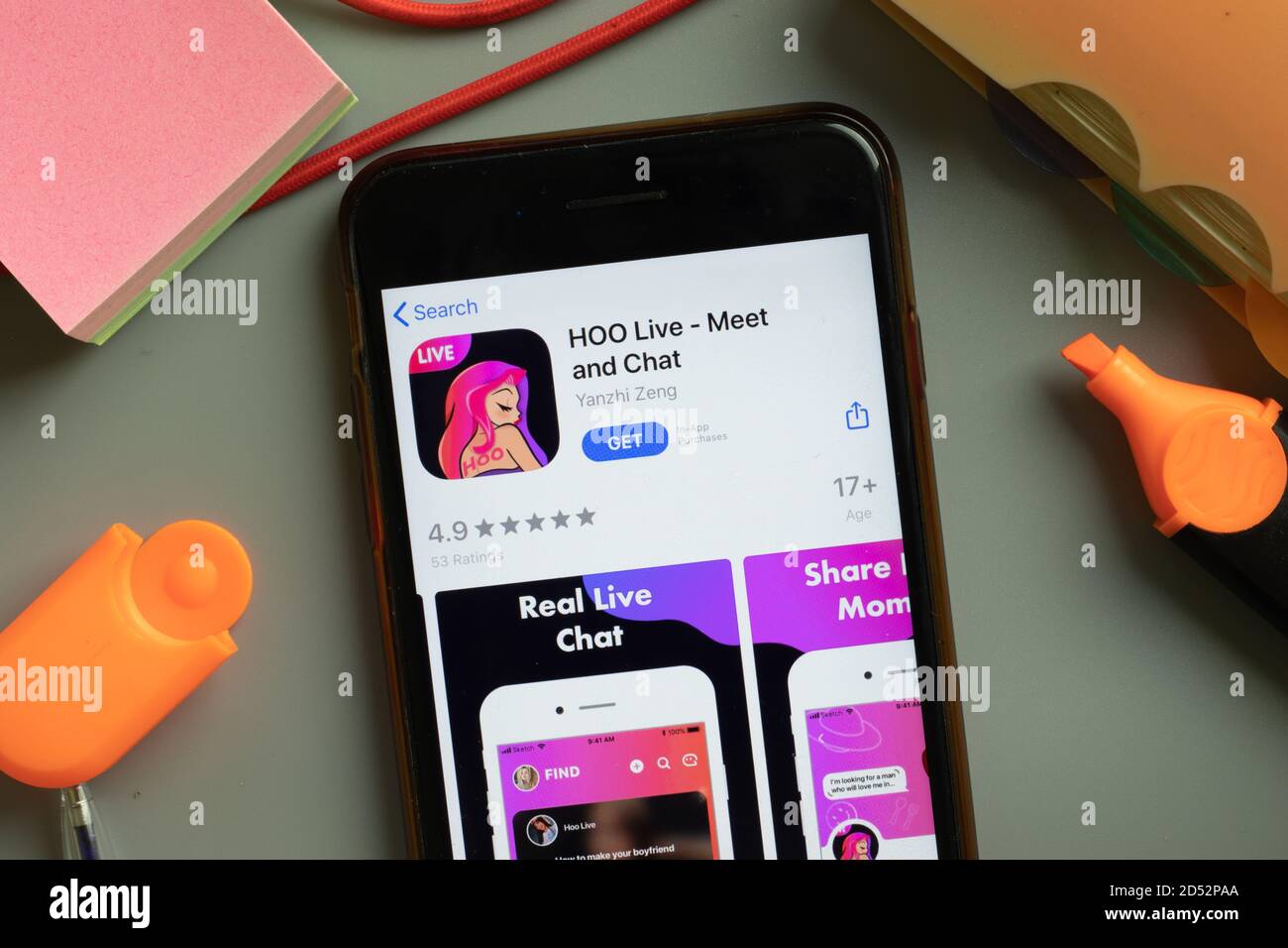 Hoo live app hi-res stock photography and images - Alamy