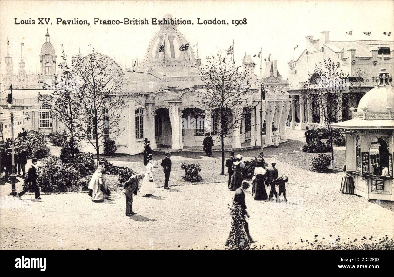 London, Franco British Exhibition 1908, Louis XV. Pavilion | usage ...