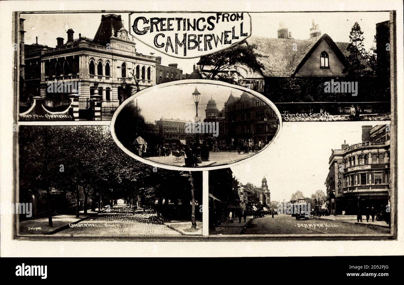 Camberwell Southwark London, Town Hall, Thatched Cottage | usage ...