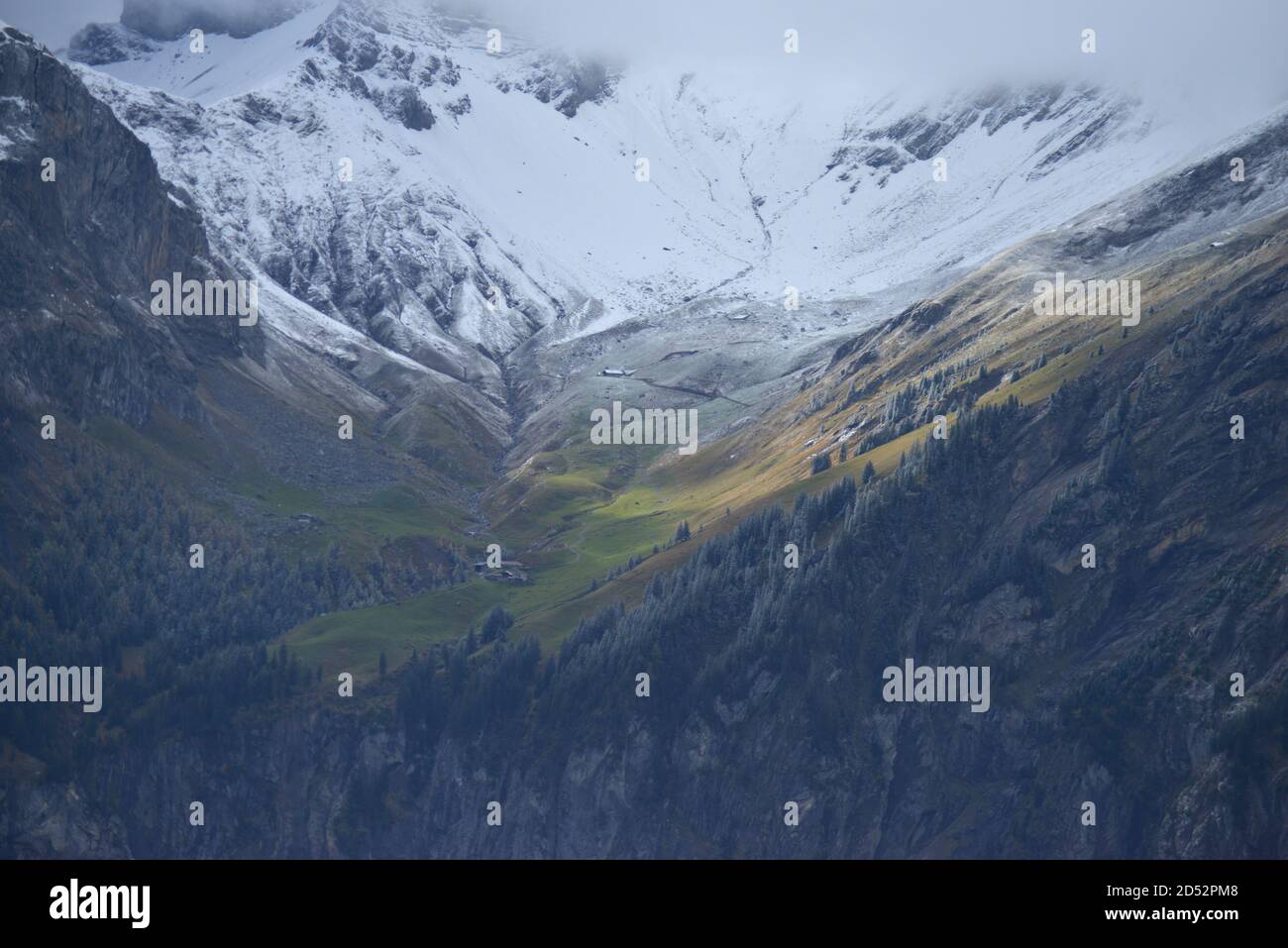 Kandersteg snow cable hi-res stock photography and images - Alamy
