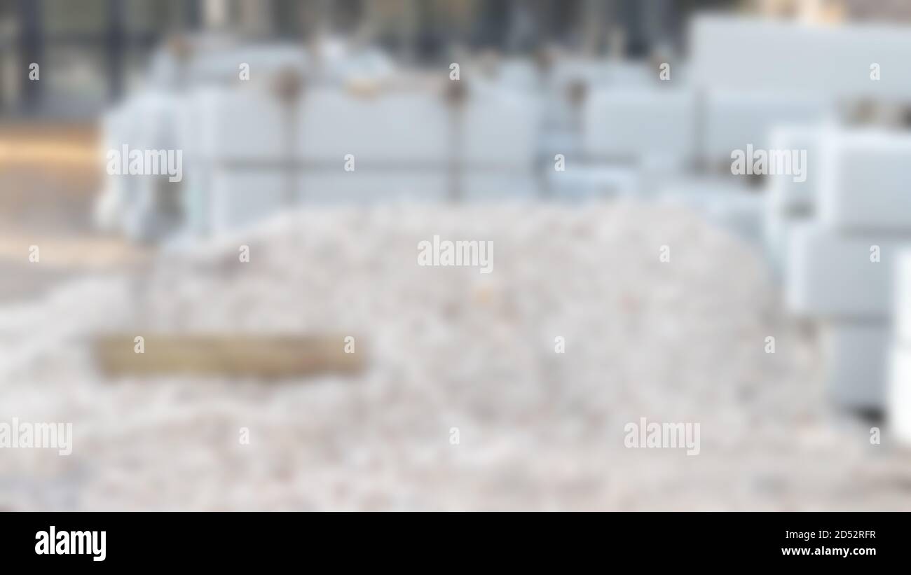 Blur construction site, building incomplete, abstract background ...