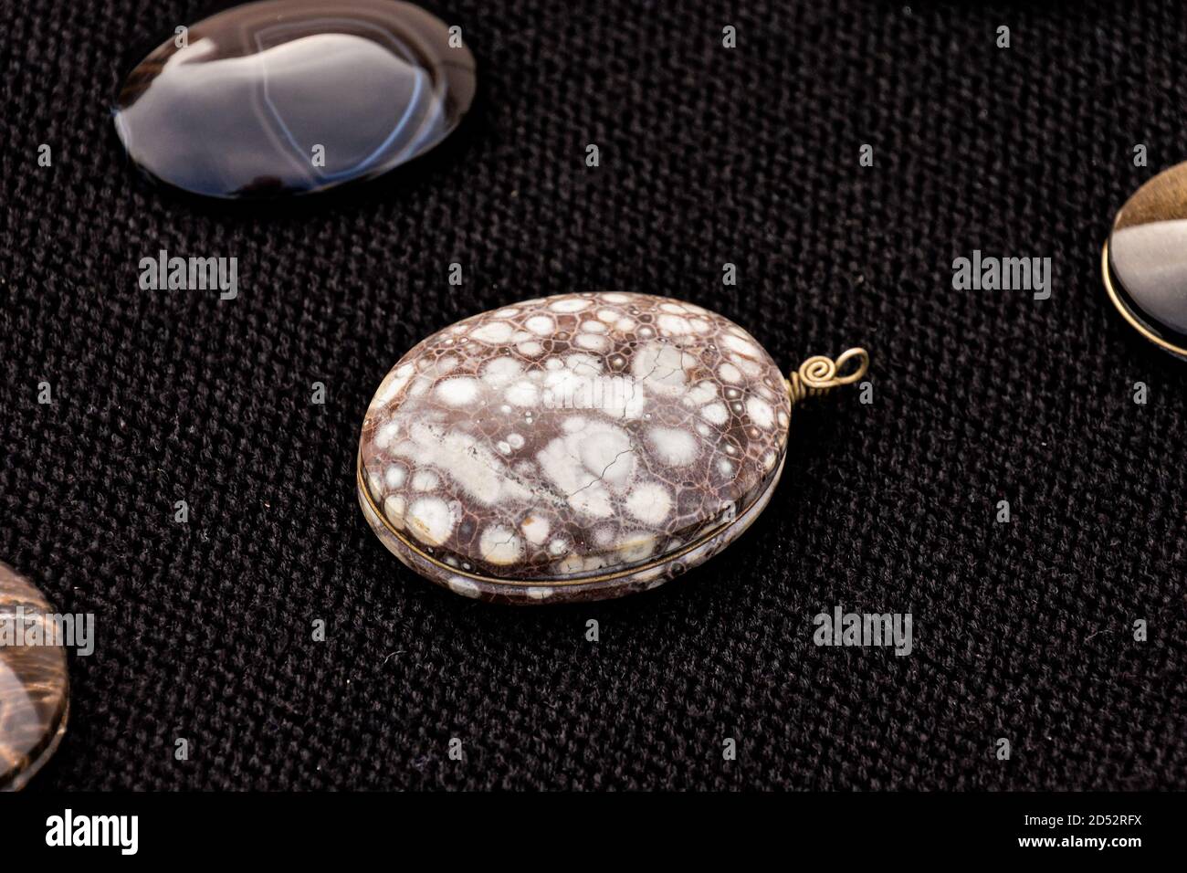Semi Precious Rock Stone Jewel Stock Photo - Alamy