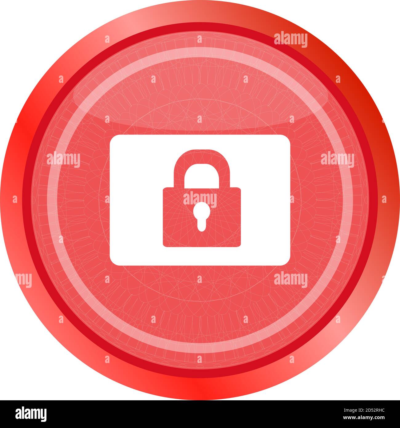 closed padlock icon web sign isolated on white Stock Photo - Alamy