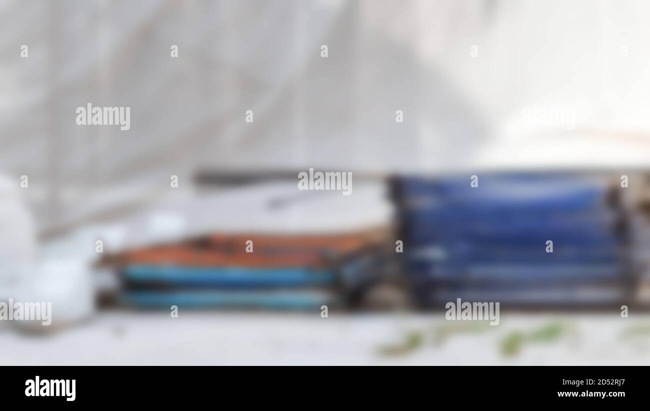 Blur construction site, building incomplete, abstract background ...