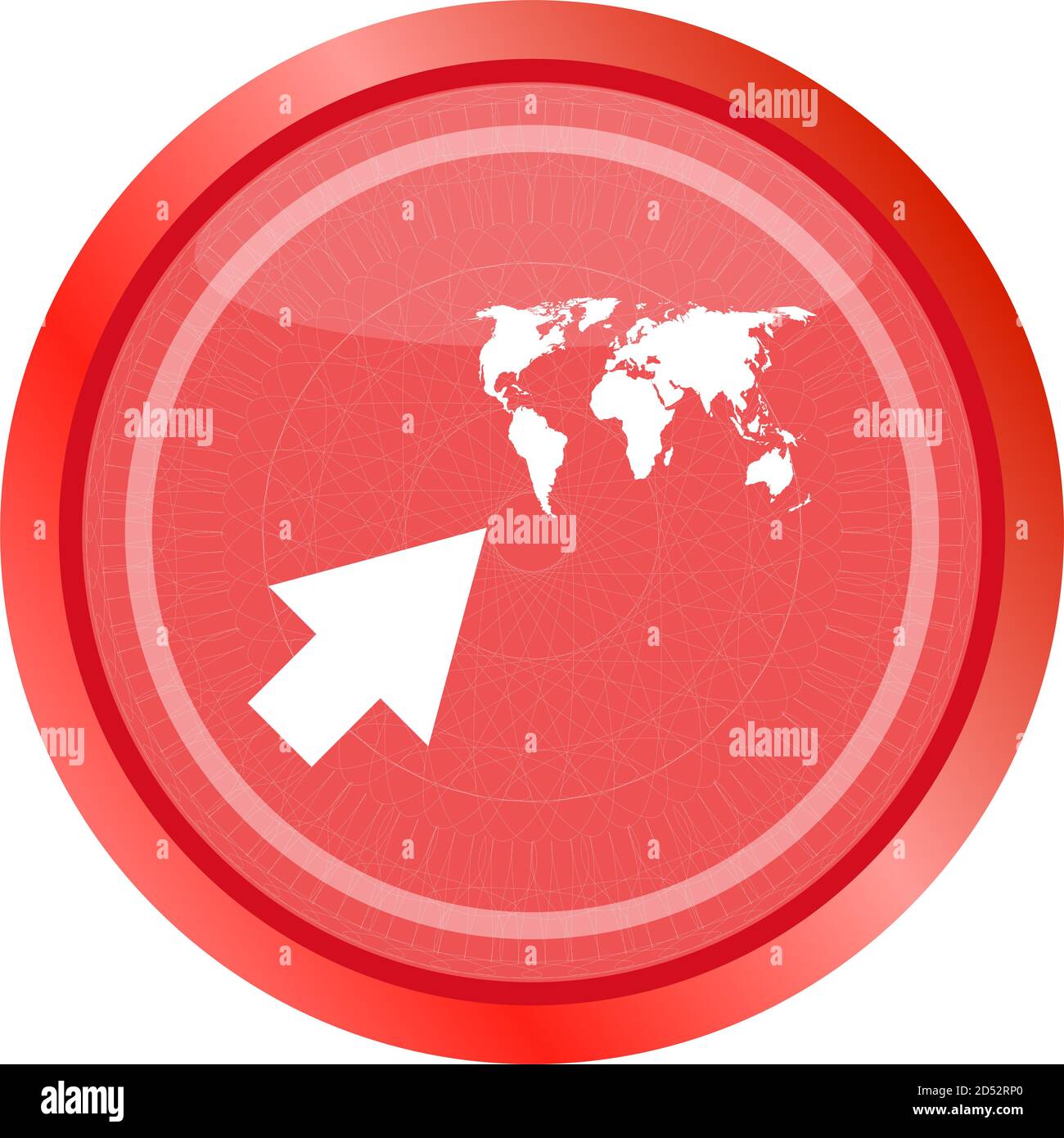 arrow sign icon with world map sign. Arrows symbol. Icon for App. Web ...
