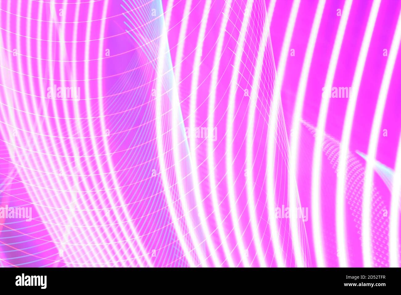 Shot of sliding and bending forms, focusing and controlling lights ...