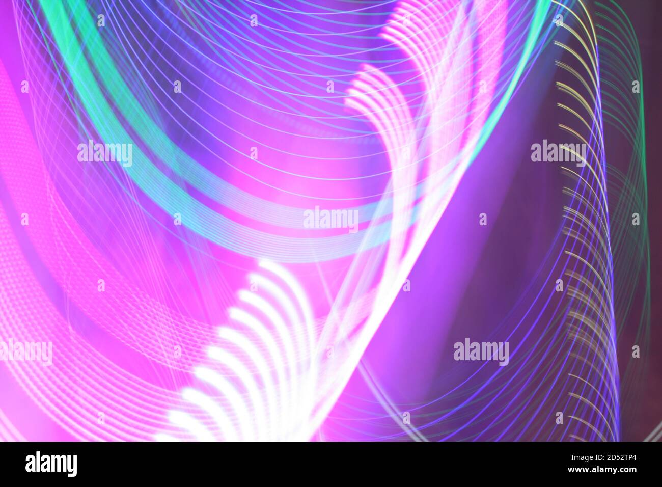Futuristic background with abstract rhythmic light trails Stock Photo ...