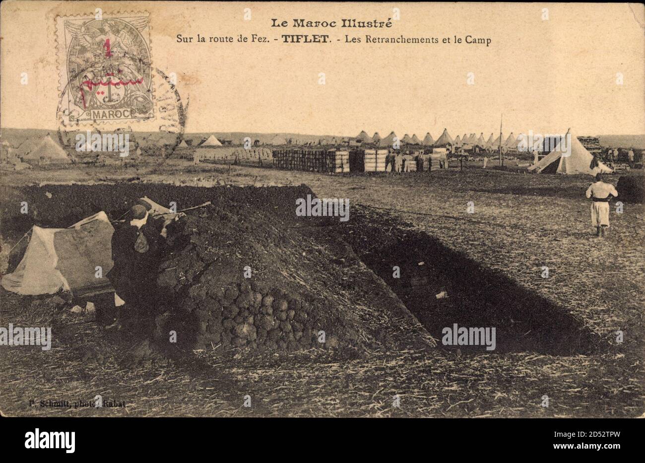 Tiflet Marokko, Maroc illustré, Les Retranchements et le Camp | usage ...