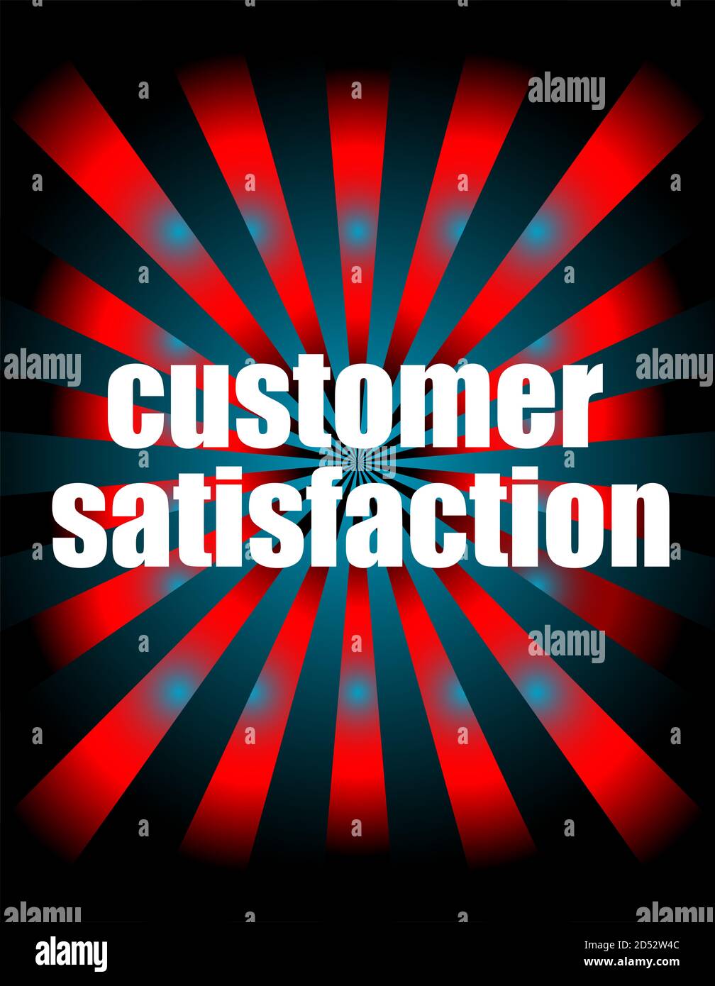 Text Customer satisfaction. Business concept . Vintage template with ...