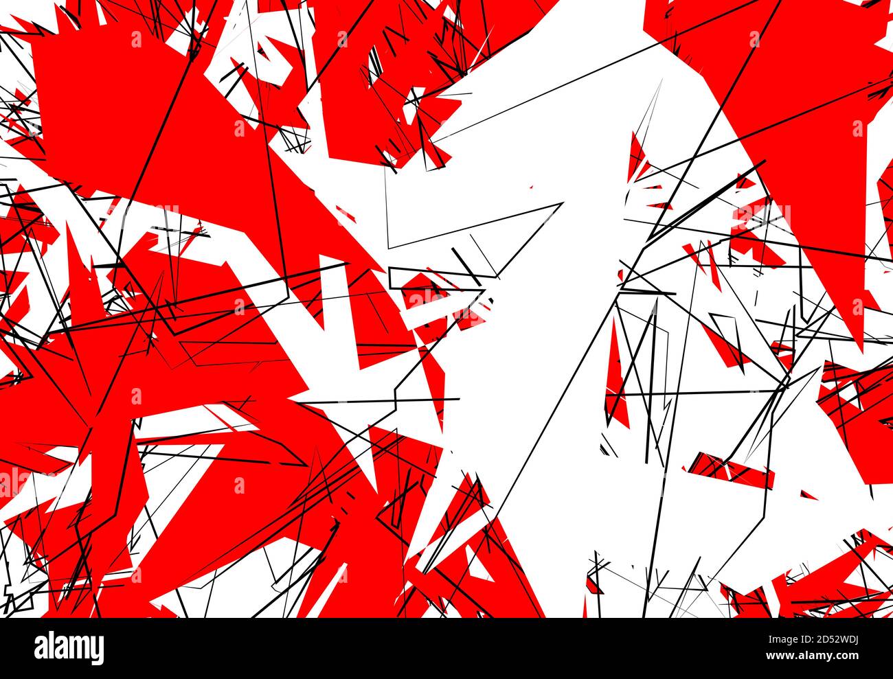 Random Chaotic Contemporary art work vector illustration. Random lines ... Random Chaotic Contemporary art work vector illustration. Random lines ...
