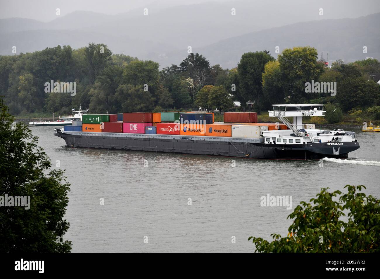 River rhine freight barge hi-res stock photography and images - Alamy