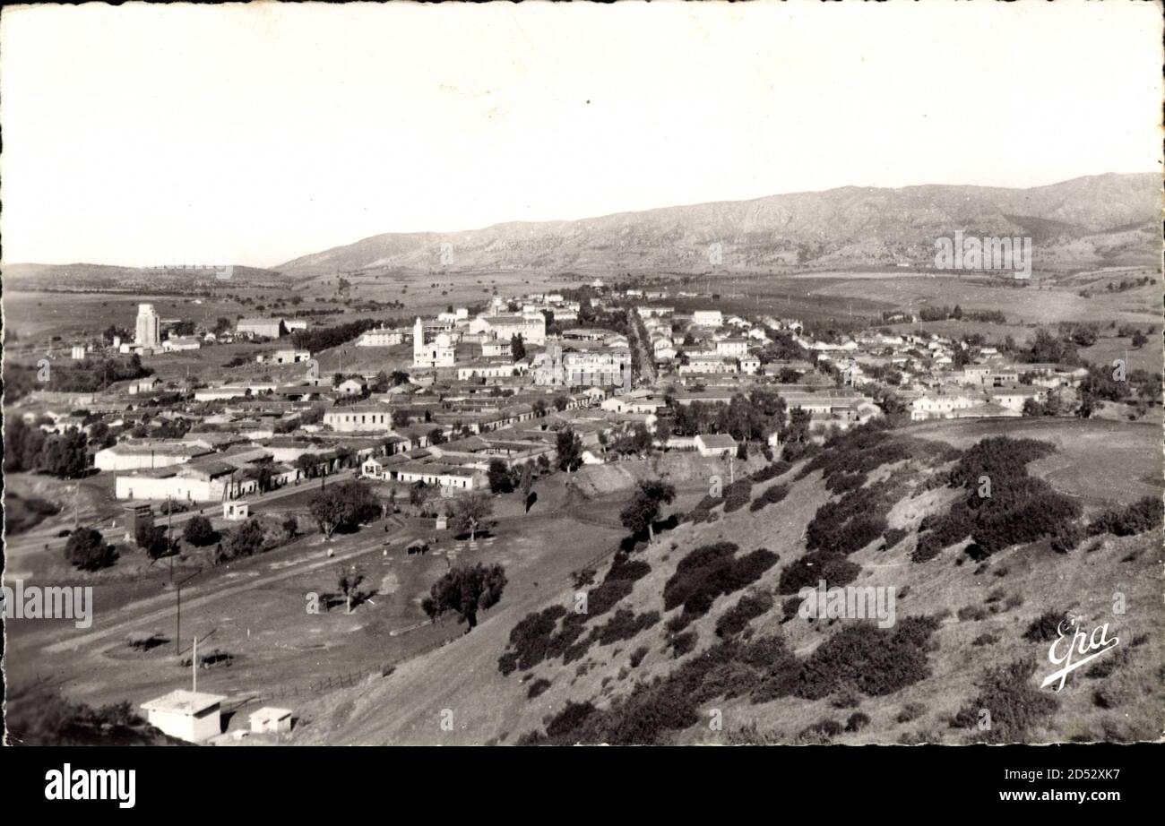 Bouira Algerien, Vue générale, Totalansicht der Ortschaft, Wüste ...