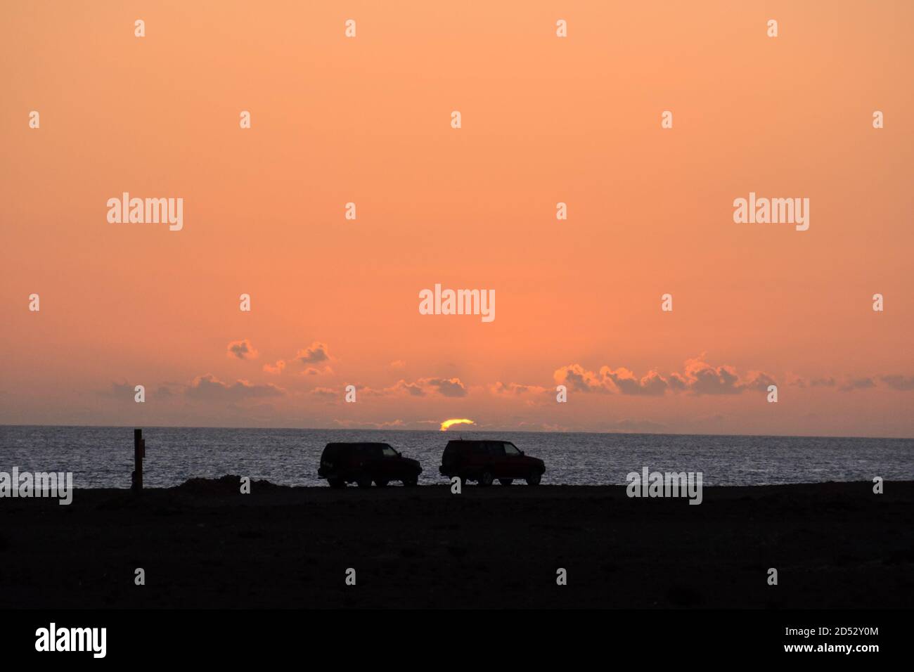Beautiful Colored Sunset Stock Photo - Alamy