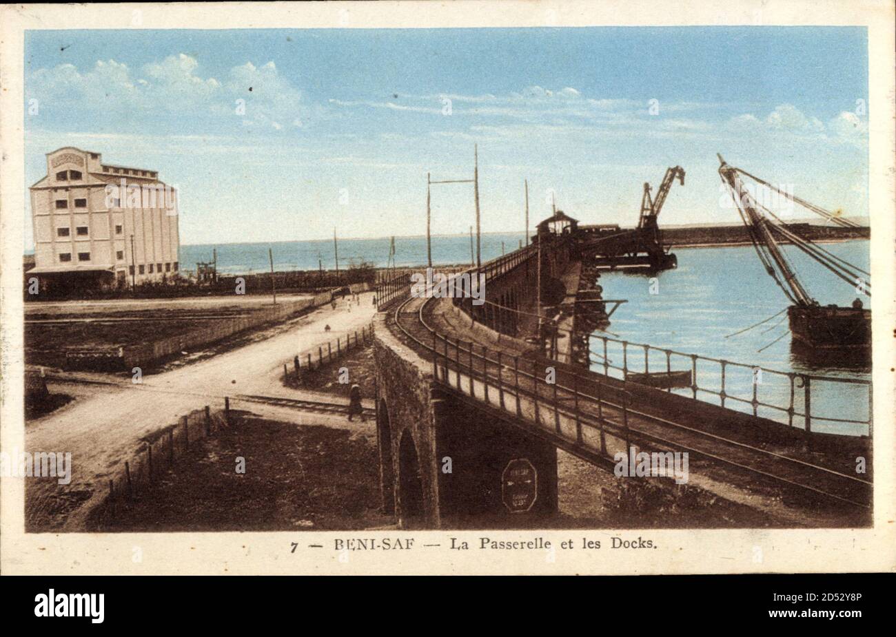 Beni Saf Algerien, La Passerelle et les Docks, Hafen | usage worldwide ...