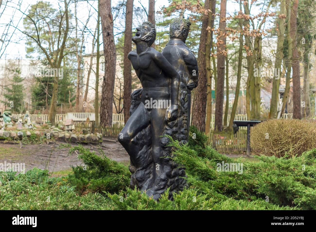 landmark E.T. Wilhelm Amadeus Hoffmann, monument to Hoffmann, German storyteller, the author ...