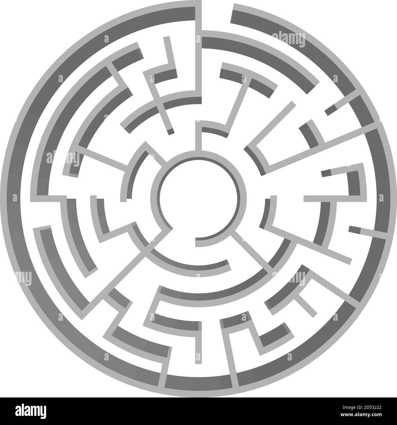Solvable 3D maze, labyrinth, puzzle game vector illustration Stock Vector Image & Art - Alamy