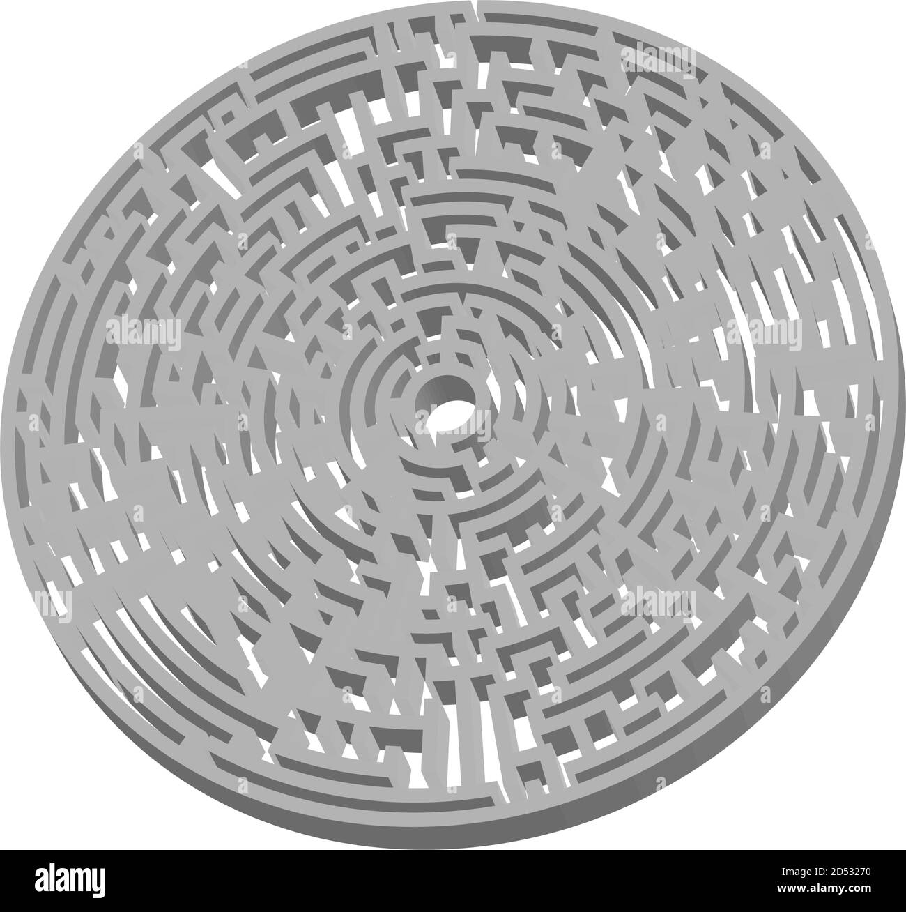 Solvable 3D maze, labyrinth, puzzle game vector illustration Stock Vector Image & Art - Alamy