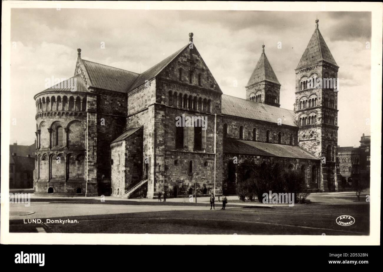 Lund Schweden, Domkyrkan, Domkirche, Blick von der Seite | usage ...