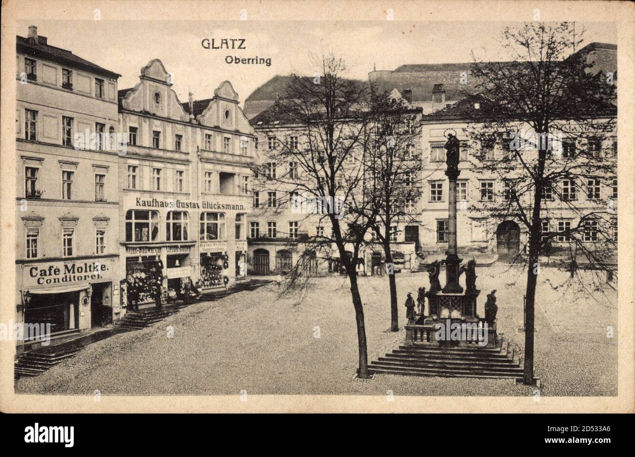 K?odzko Glatz Schlesien, Oberring, Markt, Rynek, Cafe Moltke | usage ...