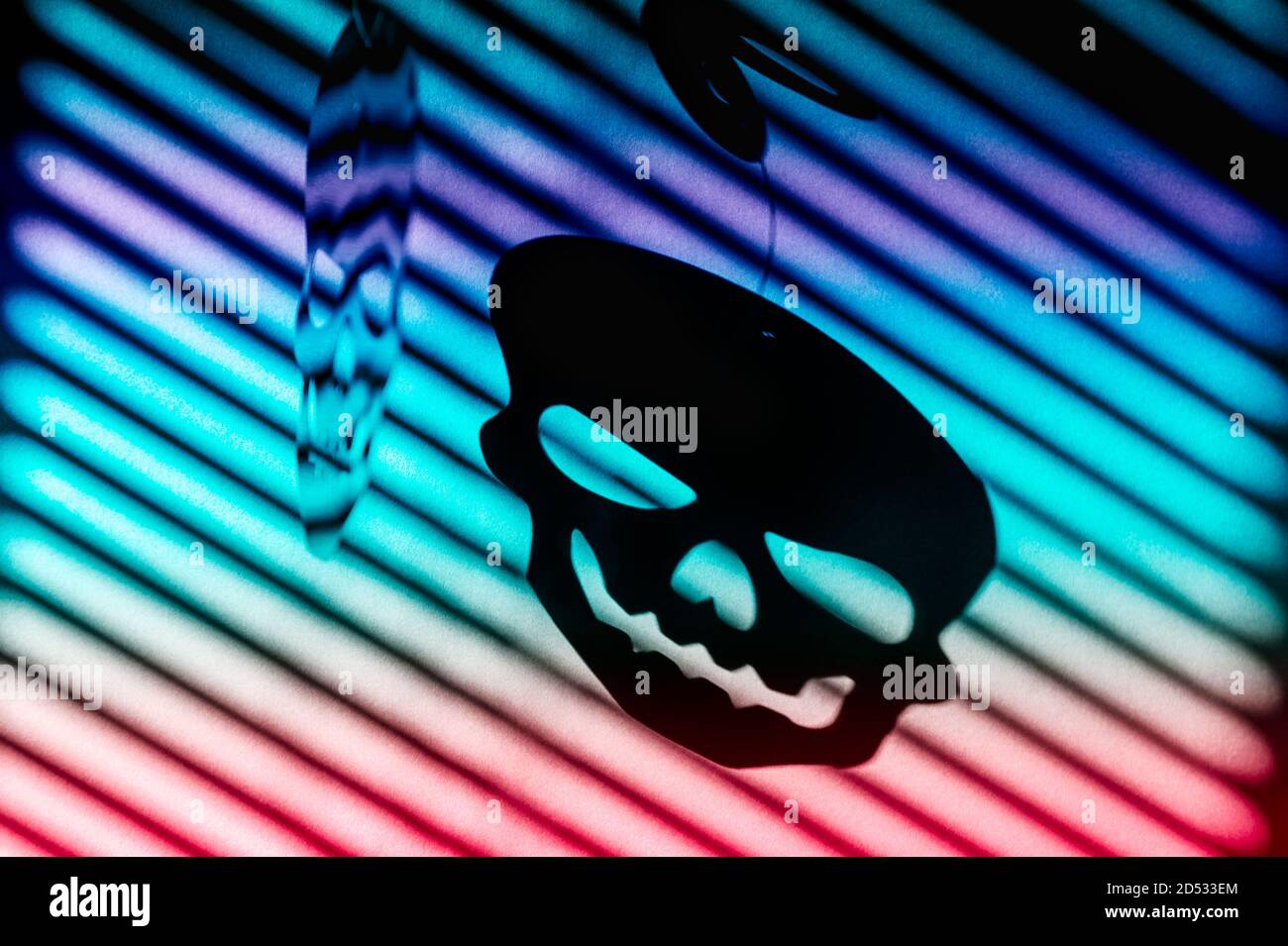 Strong shadows of the skull Stock Photo - Alamy
