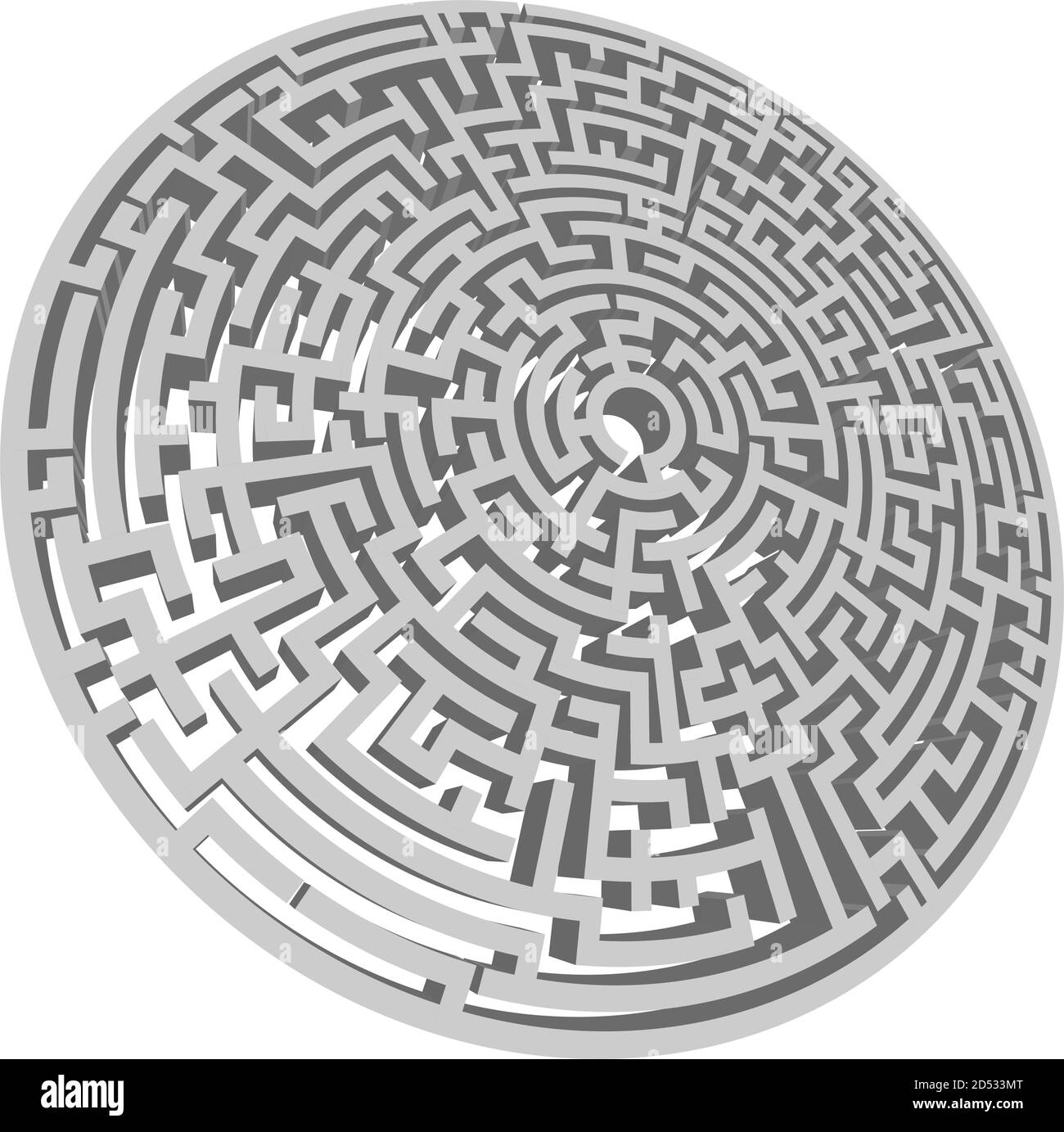 Solvable 3D maze, labyrinth, puzzle game vector illustration Stock Vector Image & Art - Alamy