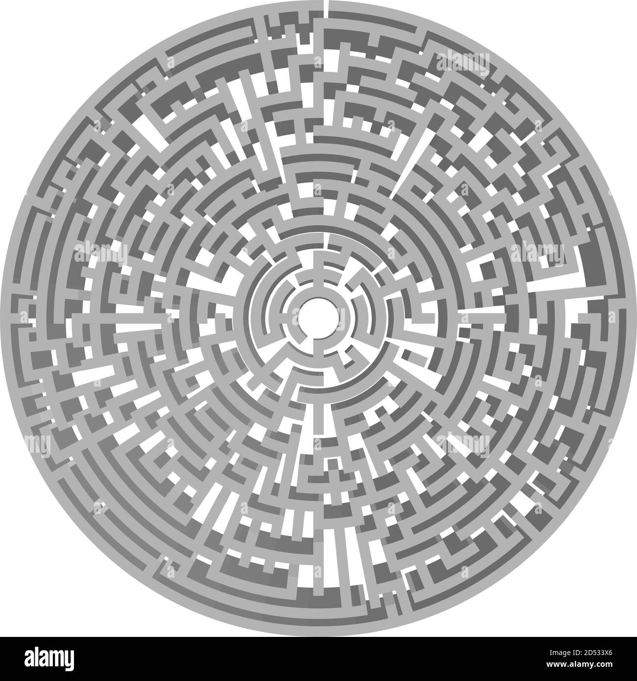 Solvable 3D maze, labyrinth, puzzle game vector illustration Stock Vector Image & Art - Alamy