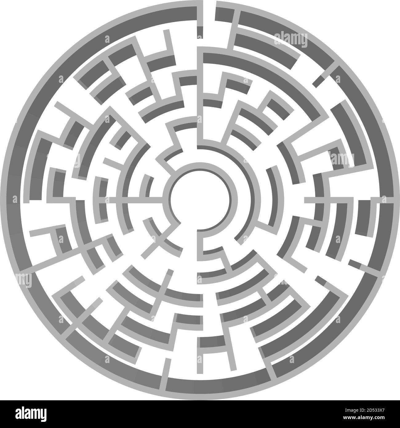 Solvable 3D maze, labyrinth, puzzle game vector illustration Stock Vector Image & Art - Alamy