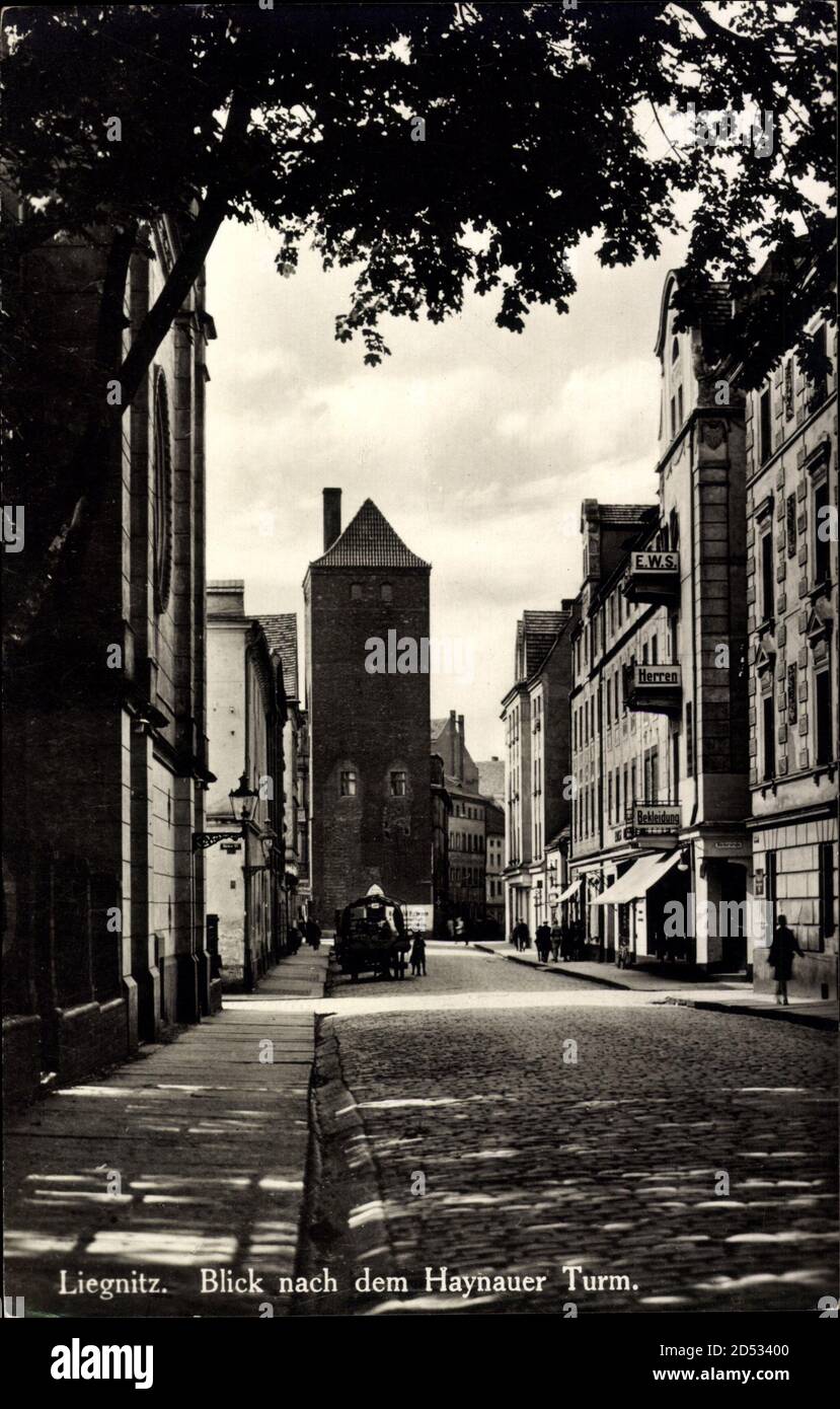 Legnica Liegnitz Schlesien, Blick nach dem Haynauer Turm | usage ...