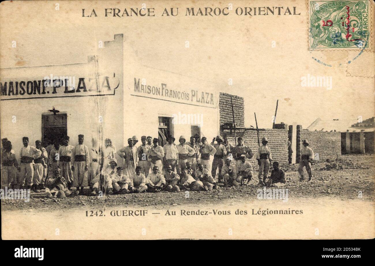 Guercif Marokko, Au Rendez Vous des Legionnaires, Ehrenlegion,Maison ...