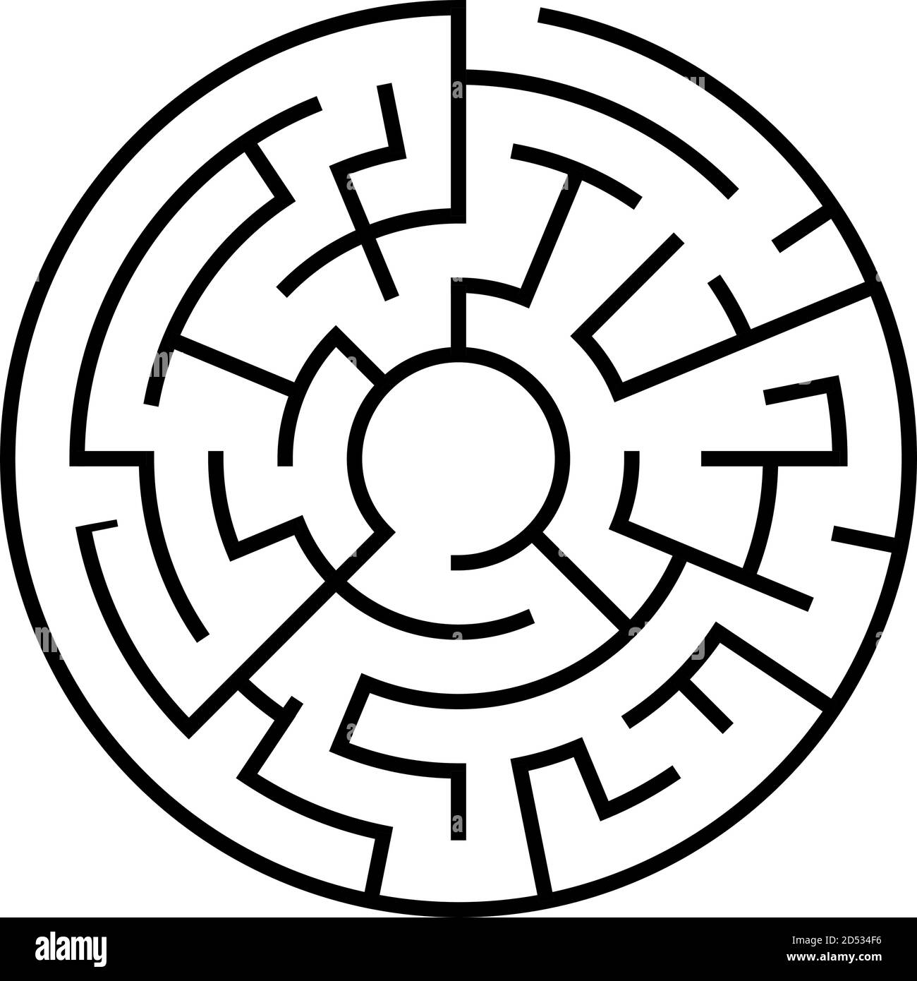 Solvable 3D maze, labyrinth, puzzle game vector illustration Stock ...