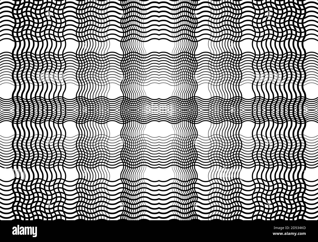 repeatable and tileable grid, mesh of zig-zag, criss-cross and wavy ...