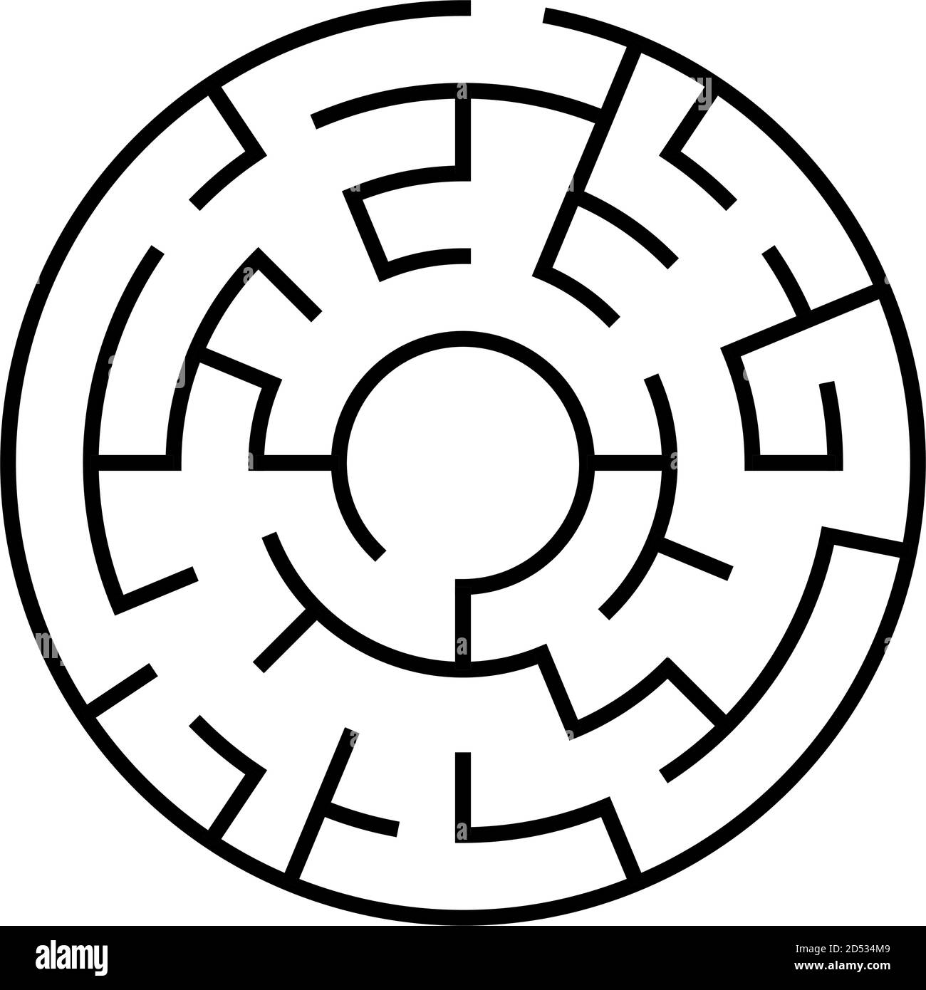 Solvable 3D maze, labyrinth, puzzle game vector illustration Stock ...