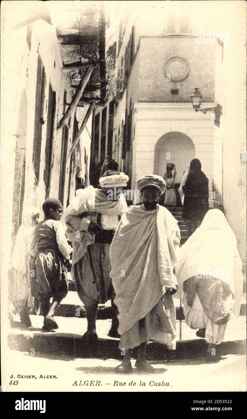 Alger Algerien, Rue de la Casbah, Algerier, Treppe | usage worldwide ...