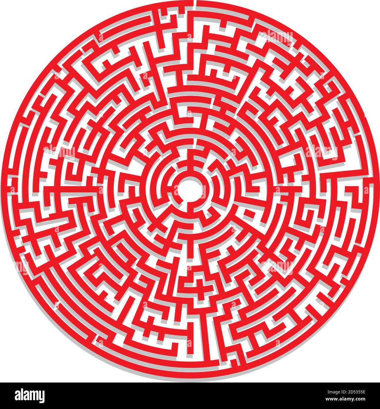 Solvable 3D maze, labyrinth, puzzle game vector illustration Stock Vector Image & Art - Alamy