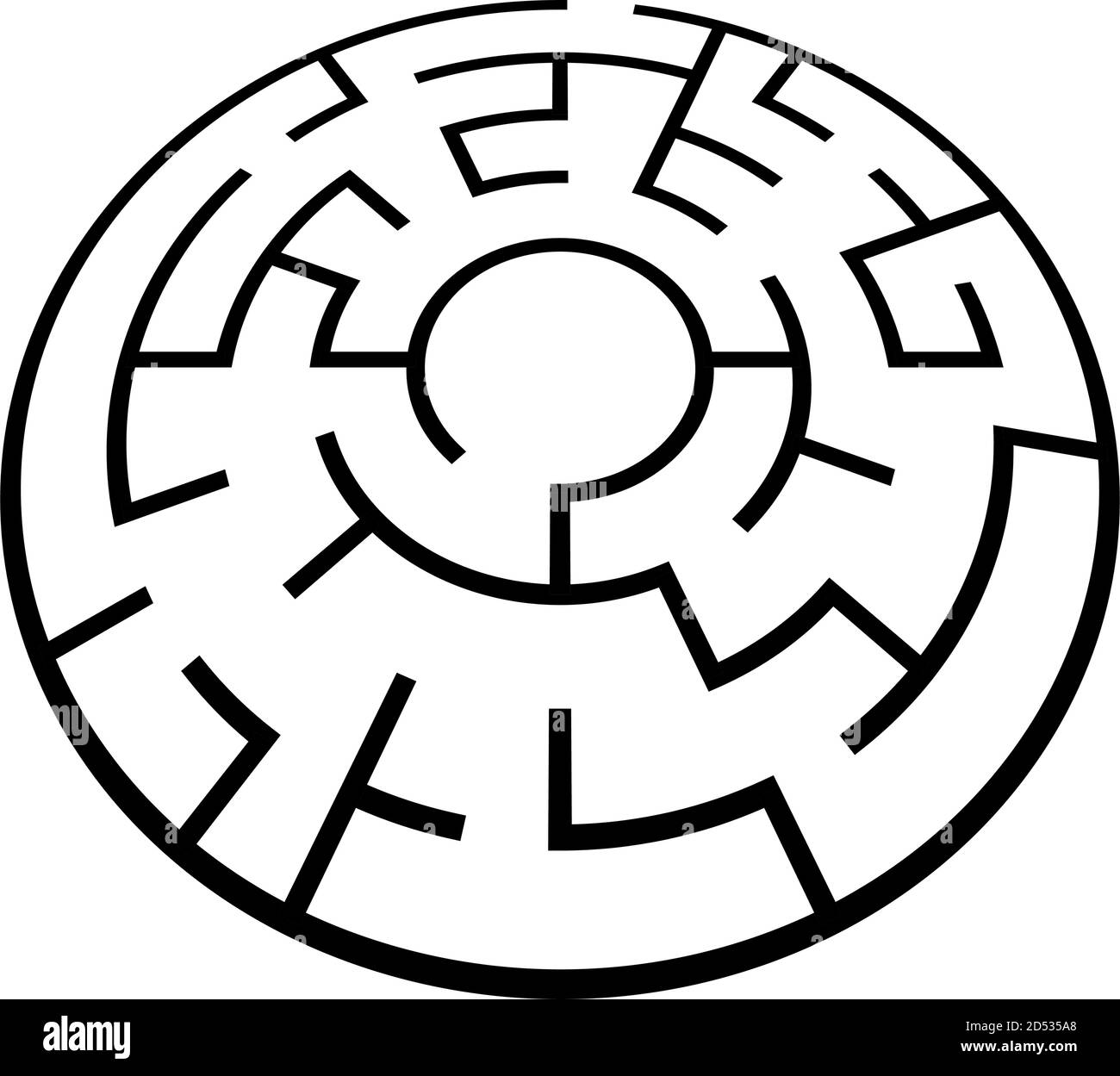 Solvable 3D maze, labyrinth, puzzle game vector illustration Stock ...