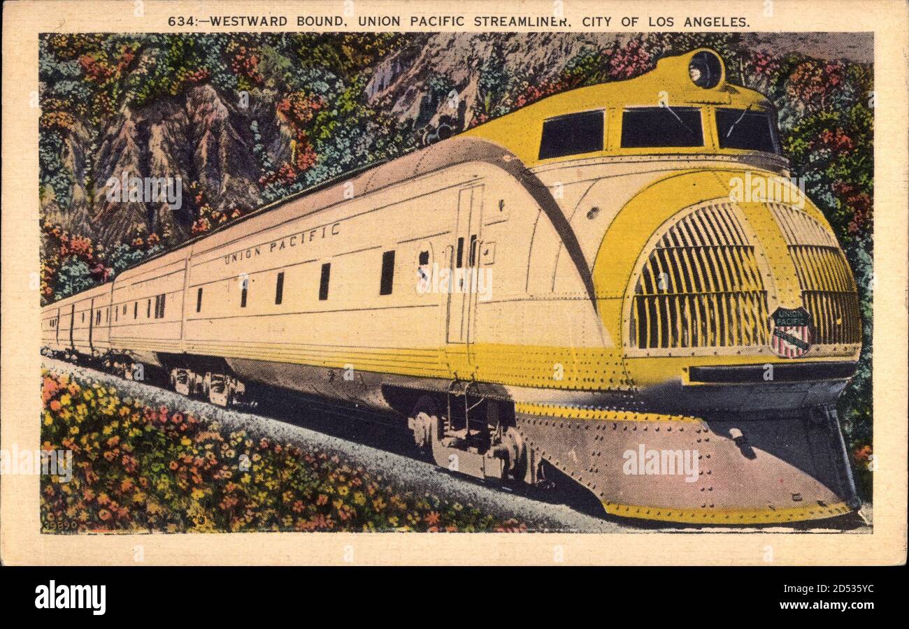 US Amerikanische Eisenbahn, Westward Bound, Union Pacific Streamliner ...