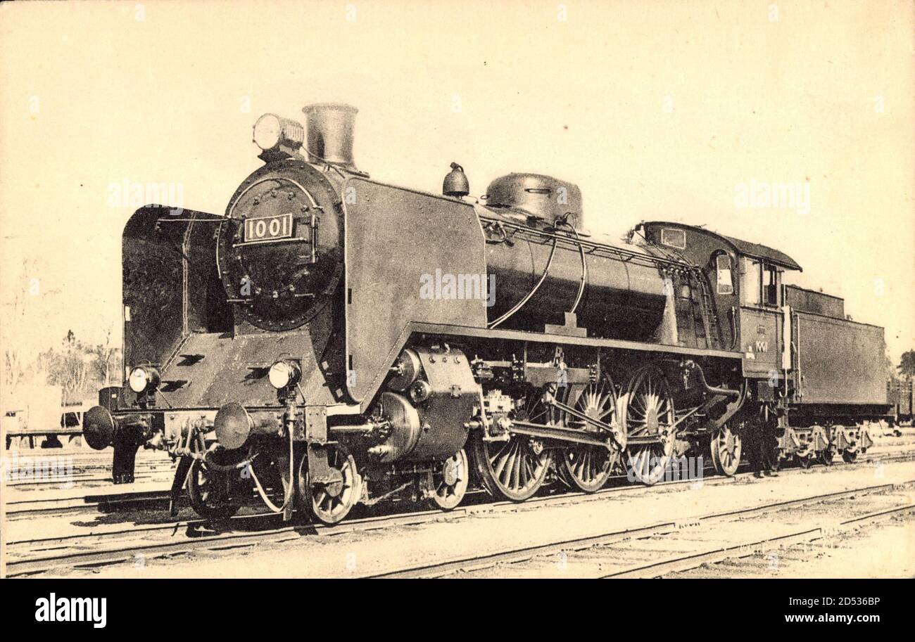 Finnische Eisenbahn, Dampflokomotive, Machine No 1001 | usage worldwide ...
