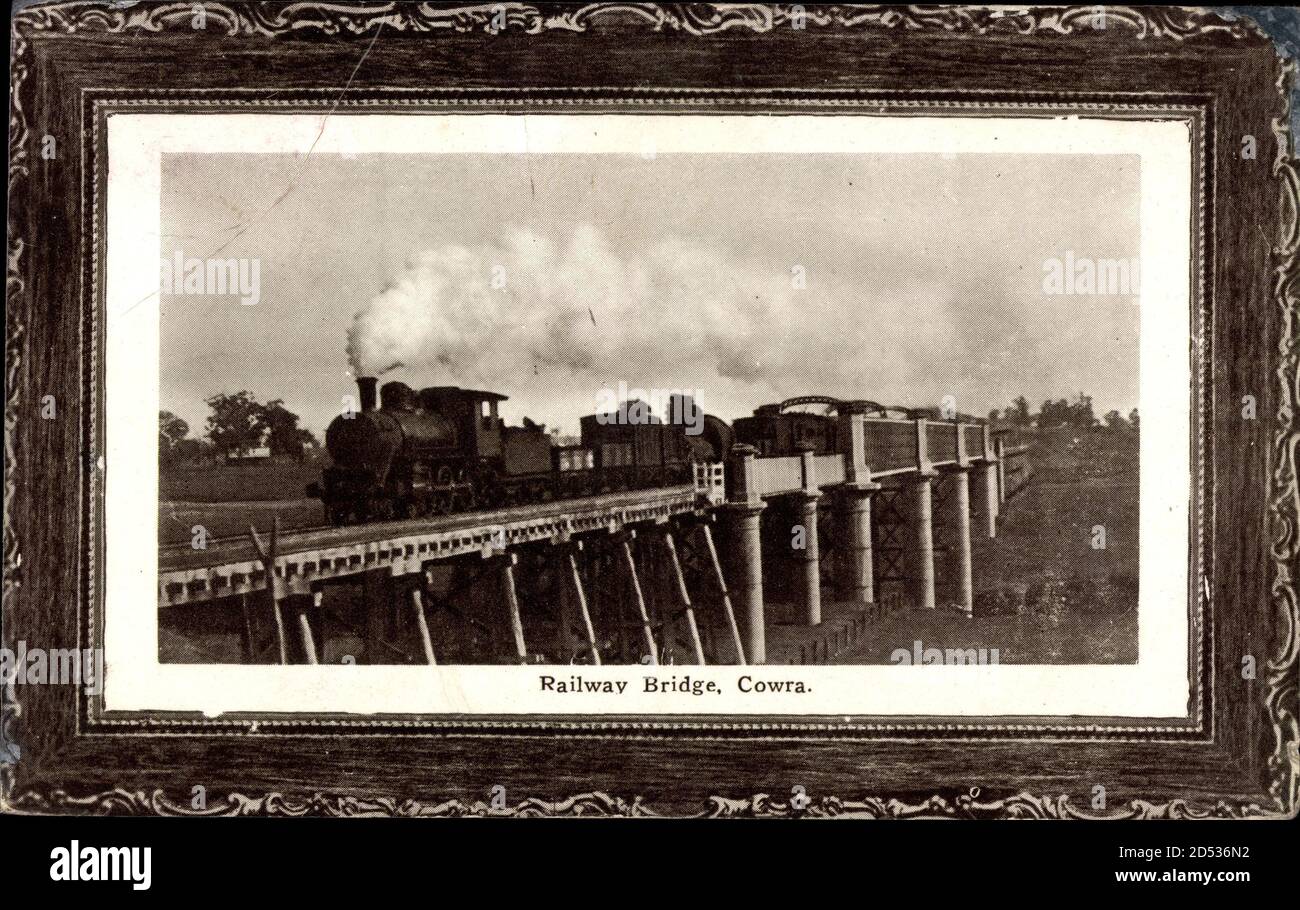 Passepartout Cowra Australien, Railway Bridge, Eisenbahnbrücke | usage ...